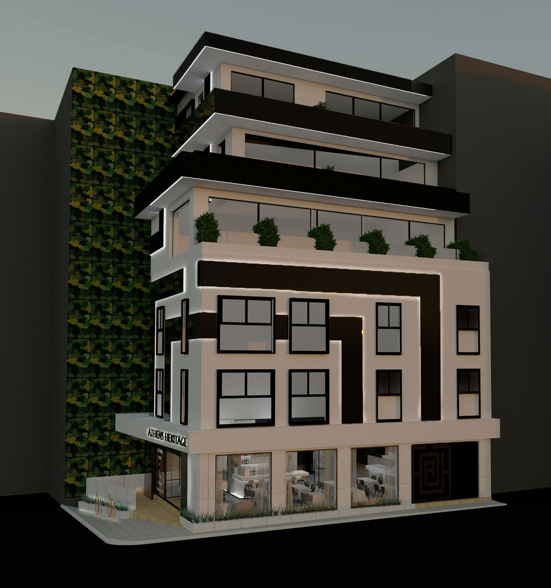 Hotel Exterior Architecture Design